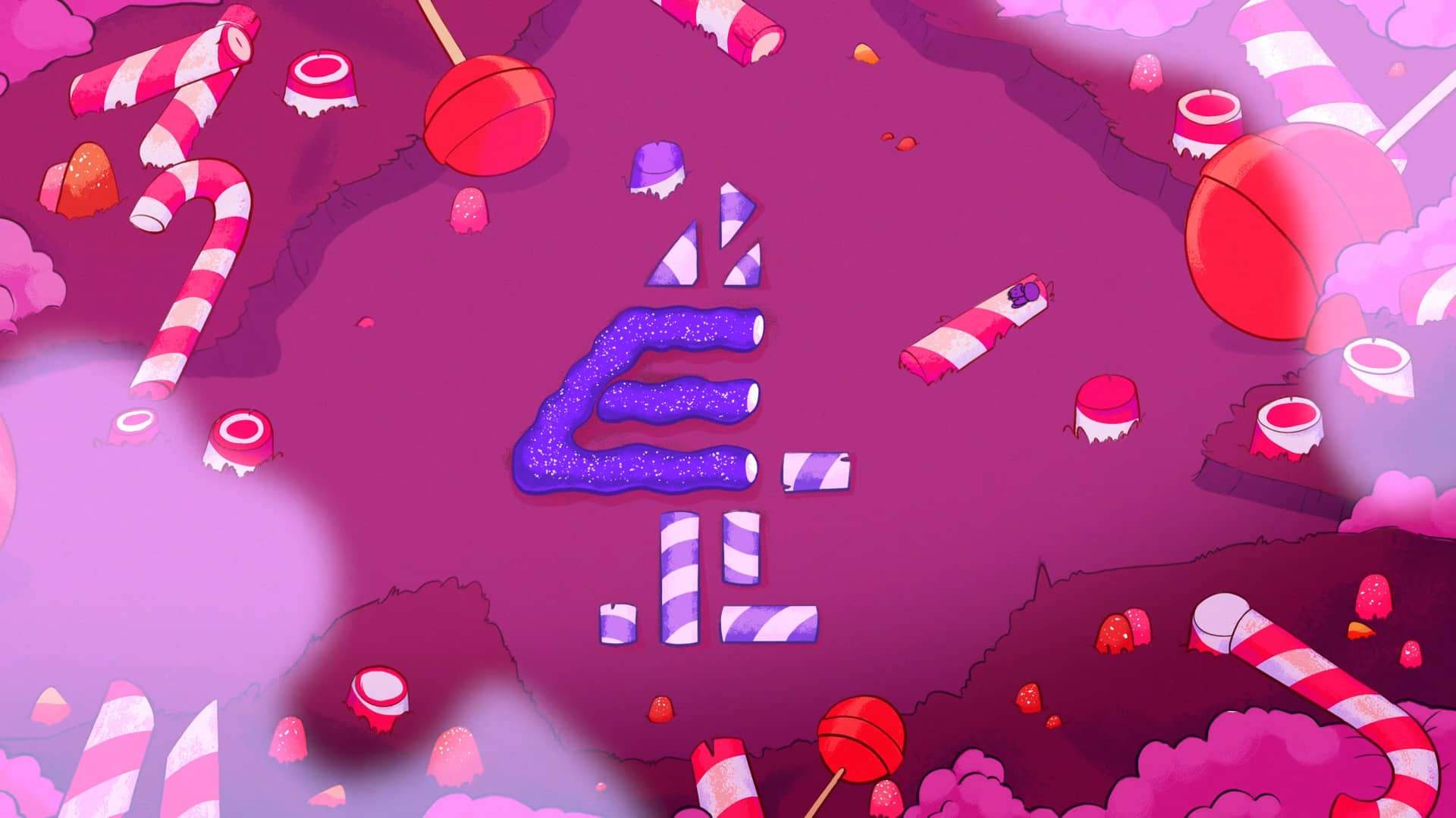 E4 Ident - Candyland on Vimeo