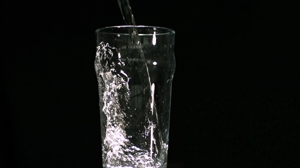 Water filling a pint glass Video from Pikwizard