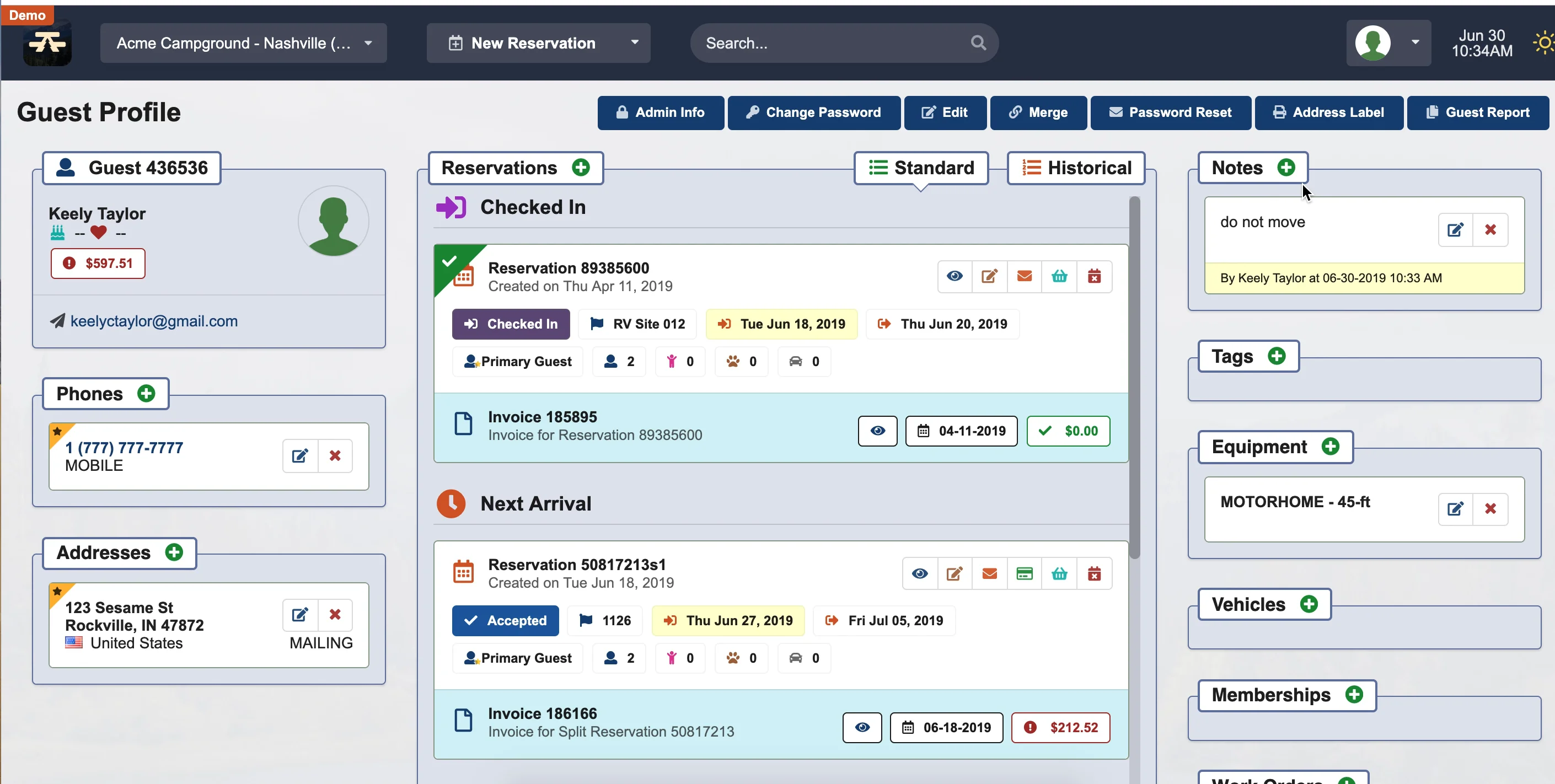 Training Videos - How to add a note to a guest profile on Vimeo