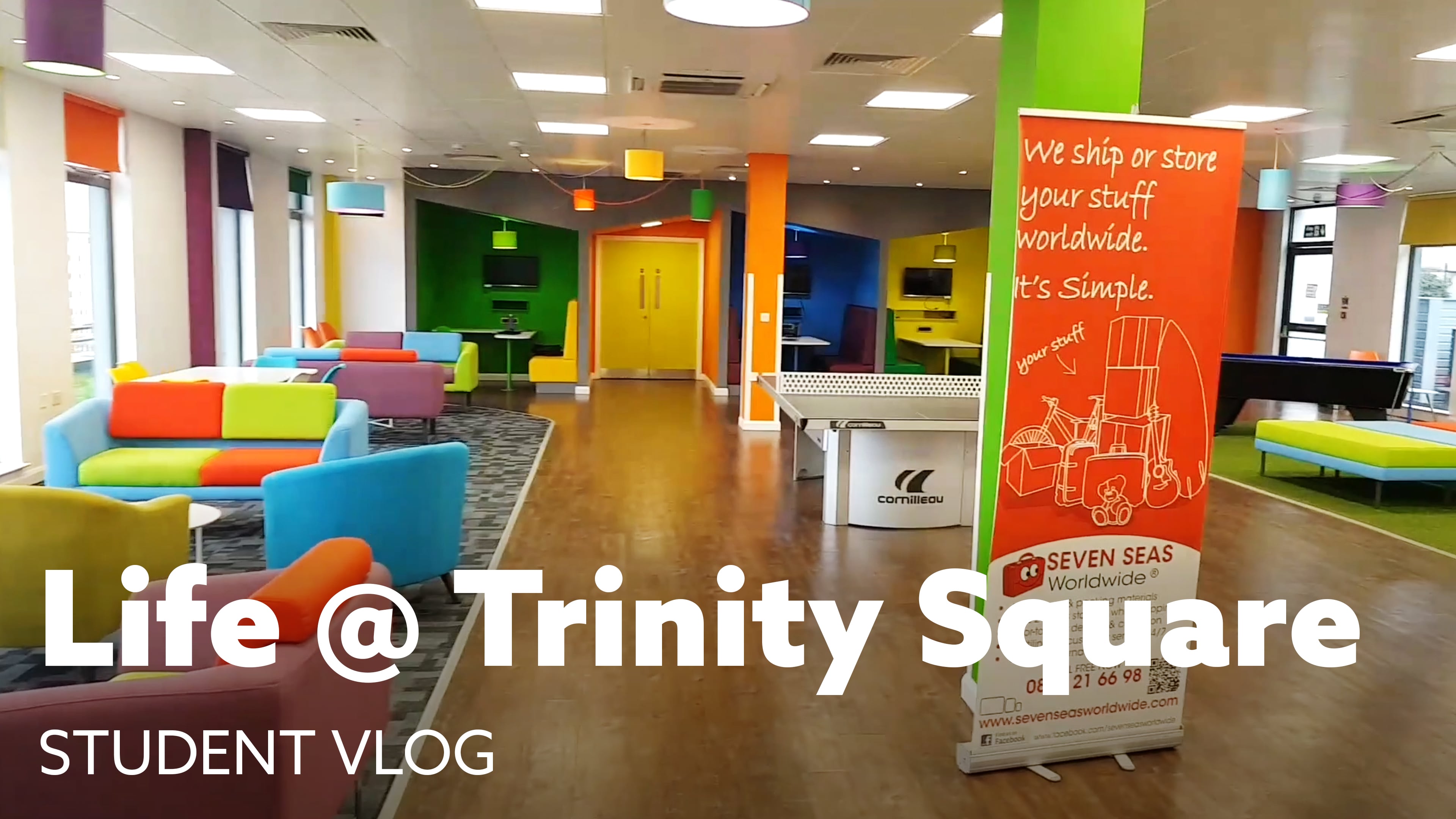 Northumbria University - Trinity Square room tour and more! on Vimeo