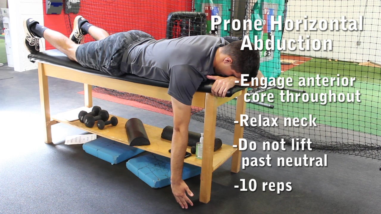 Prone Horizontal Abduction on Vimeo