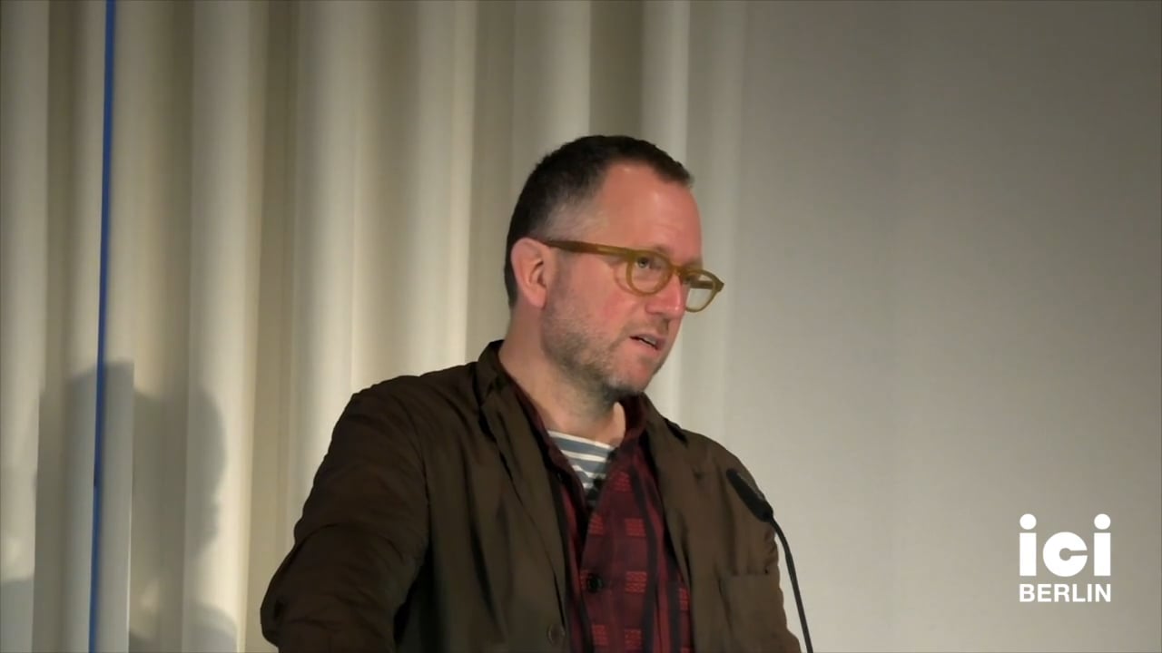 John David Rhodes - ICI Berlin