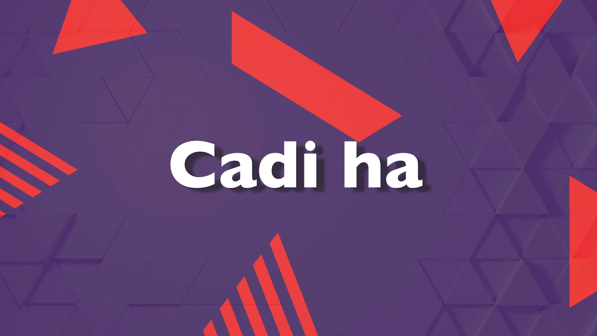 Cadi ha on Vimeo