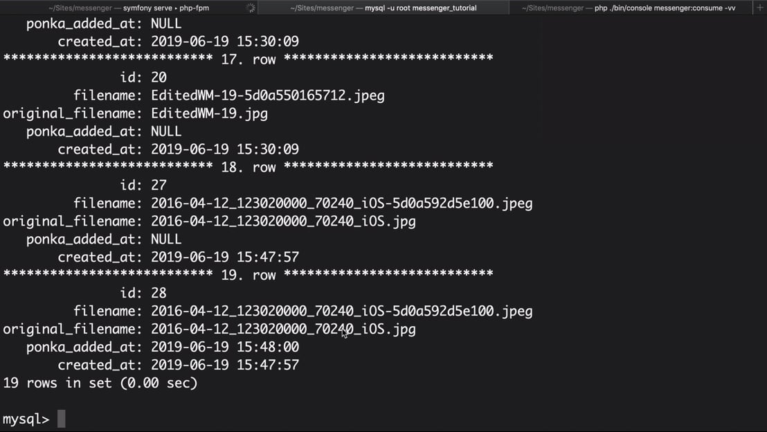 Problems with Entities in Messages > Messenger! Queue work for Later | SymfonyCasts