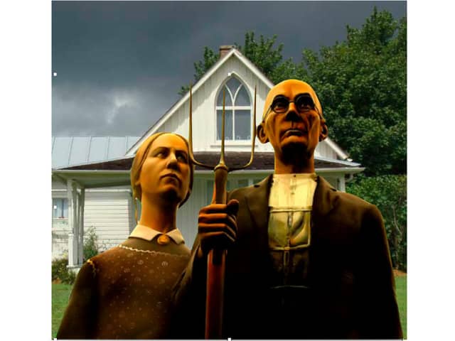 Digital American Gothic Spoof on Vimeo