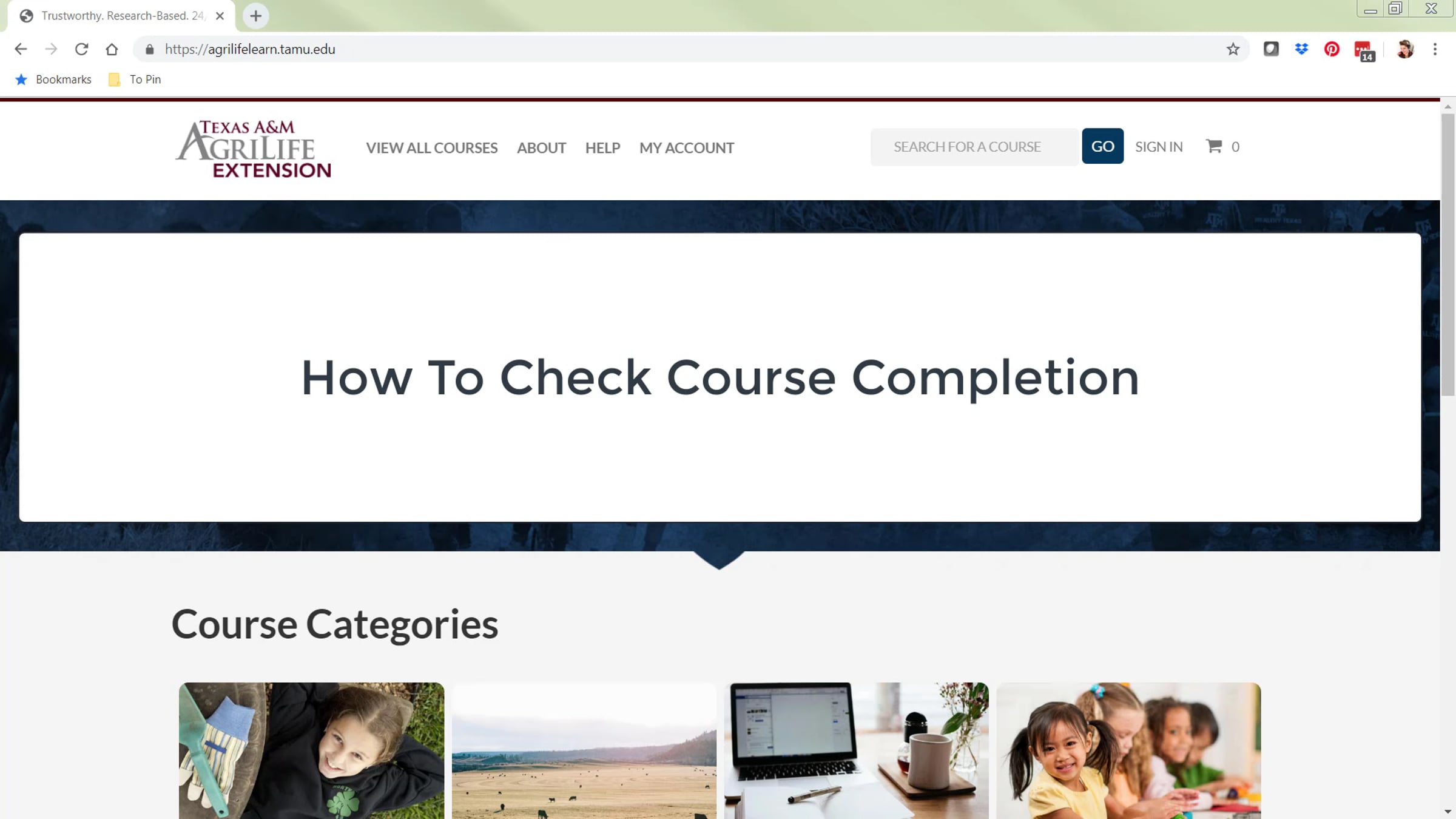 How To: Check Course Completion