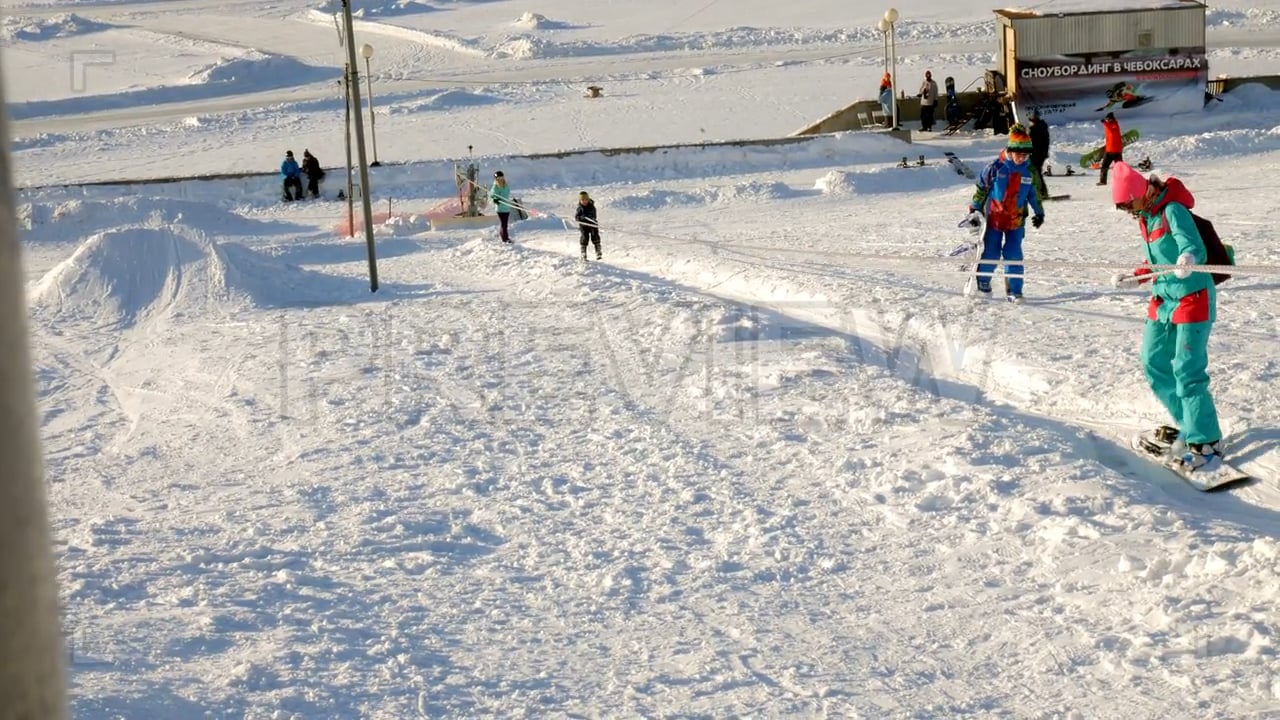 Practicing Snowboarding Stock Video on Vimeo