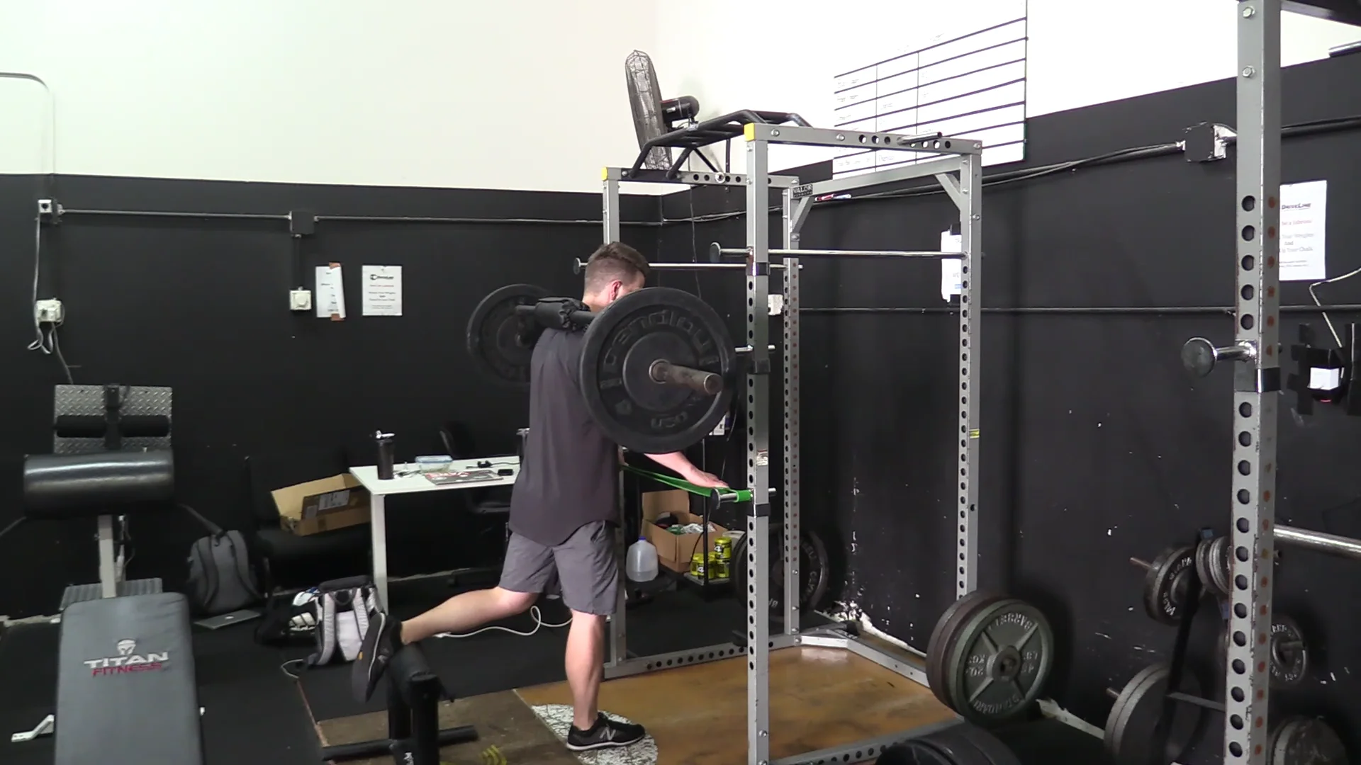 Hatfield Bulgarian Split Squat with Band on Vimeo