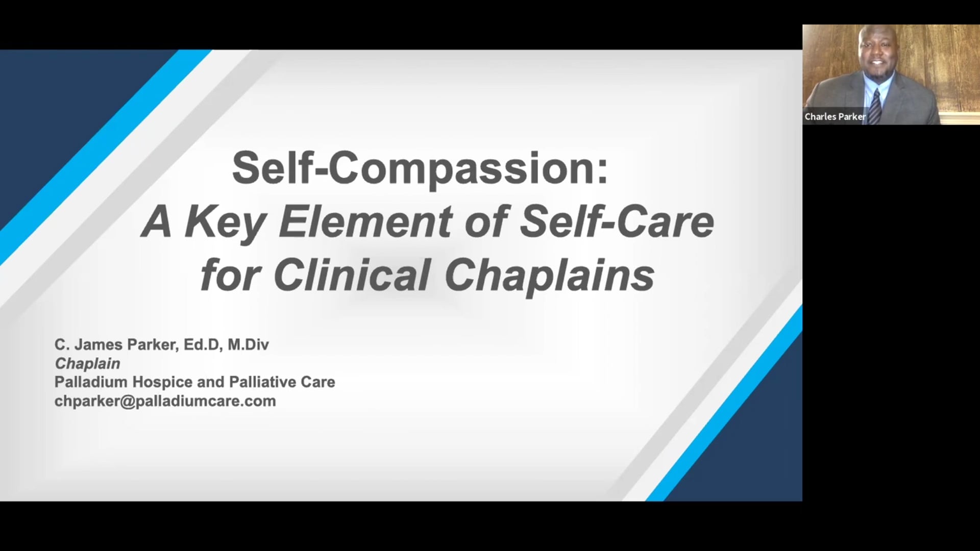 Watch Self-Compassion: A Key Element of Self-Care for Clinical ...
