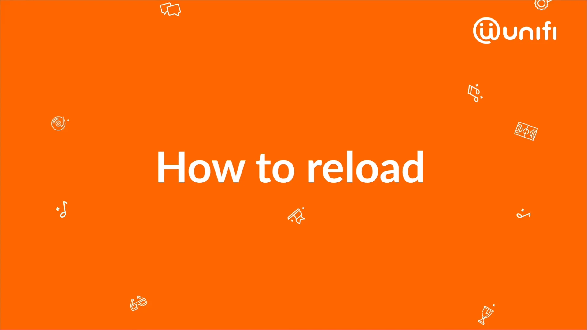 UNIFI how To Reload - Instructional video on Vimeo