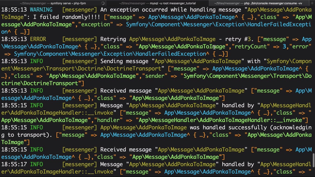 Retry Delay And Retry Strategy Messenger Queue Work For Later Symfonycasts 