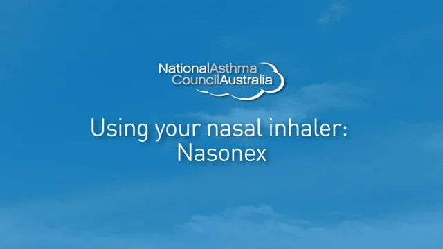 Using Your Nasal Inhaler Spray - Nasonex