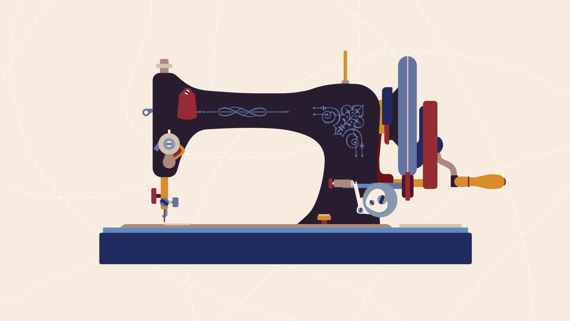 Flat Animation, Sewing Machine on Vimeo