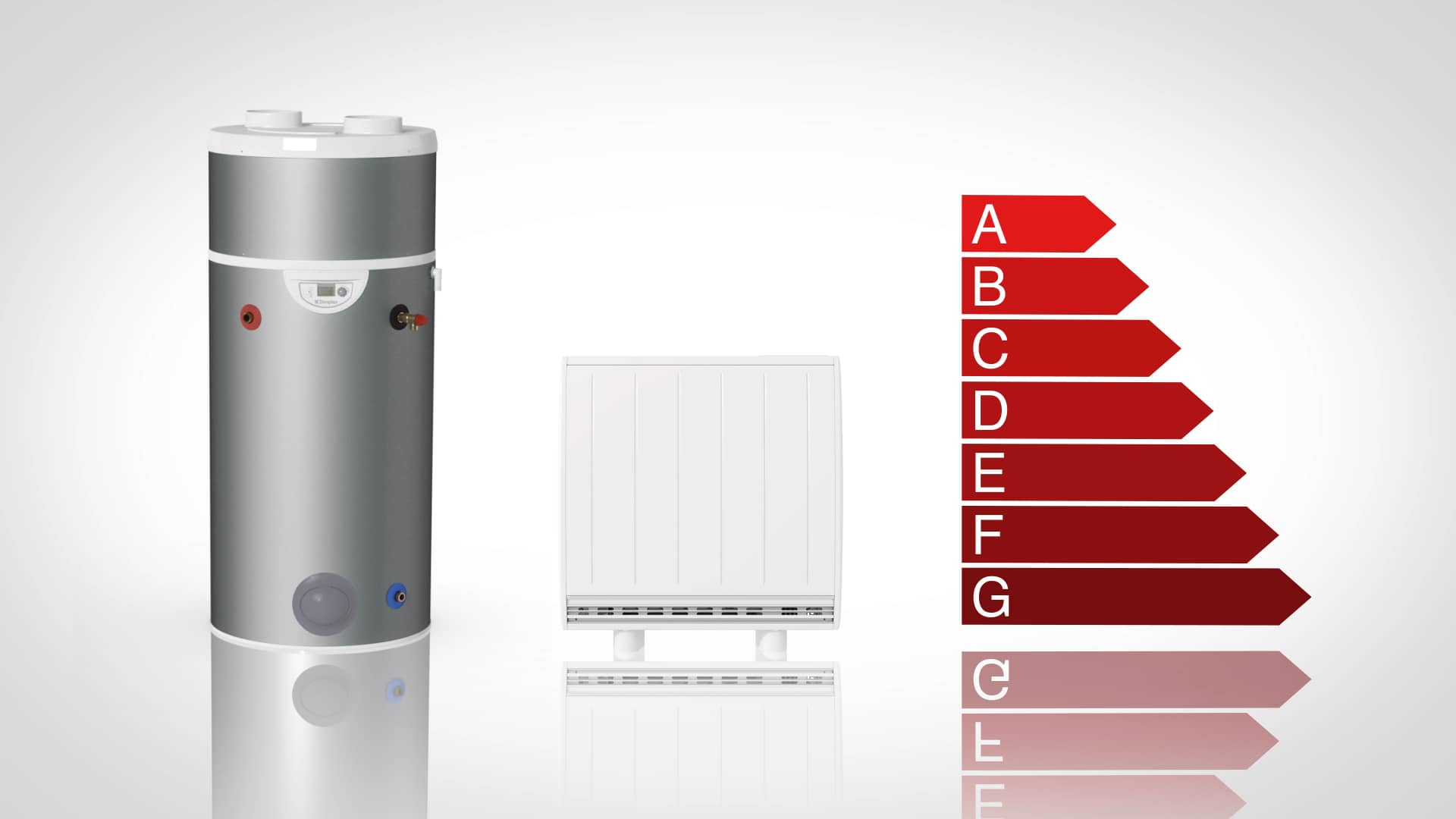 Dimplex Edel hot water heat pump on Vimeo