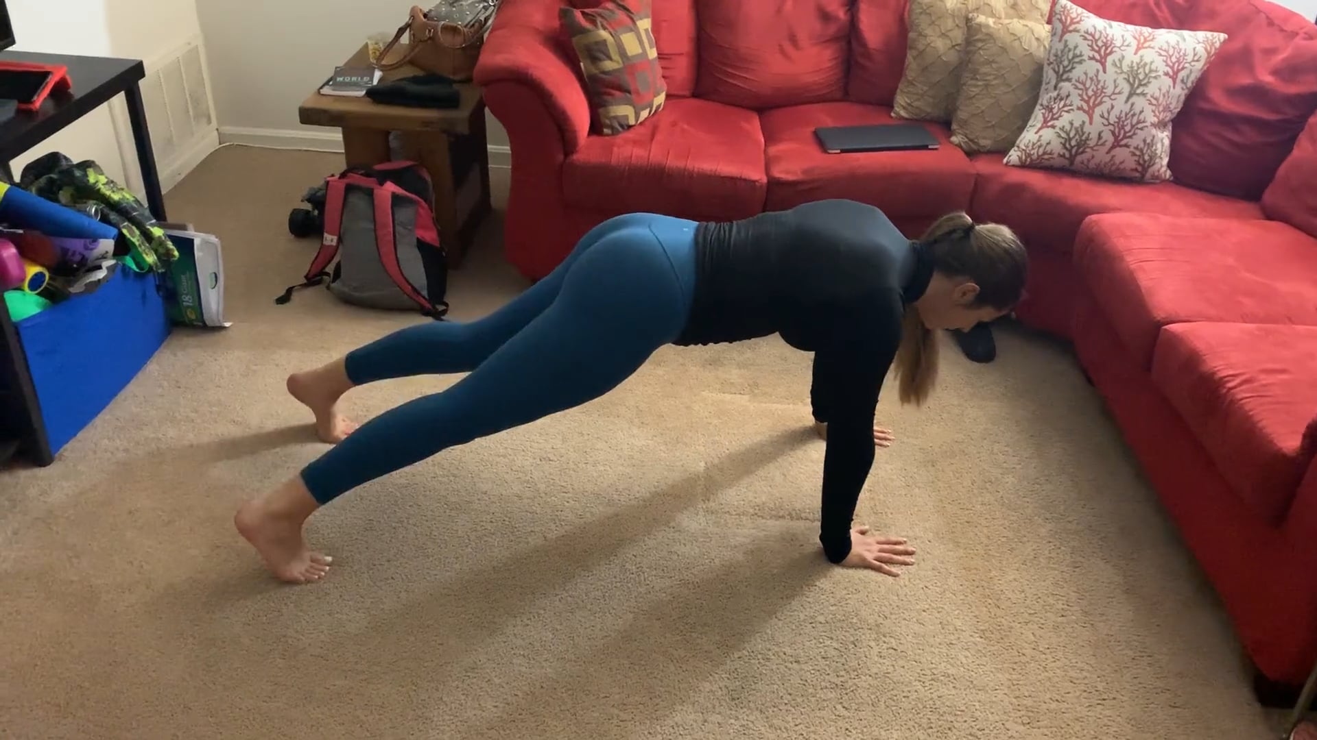 High plank step outs on Vimeo