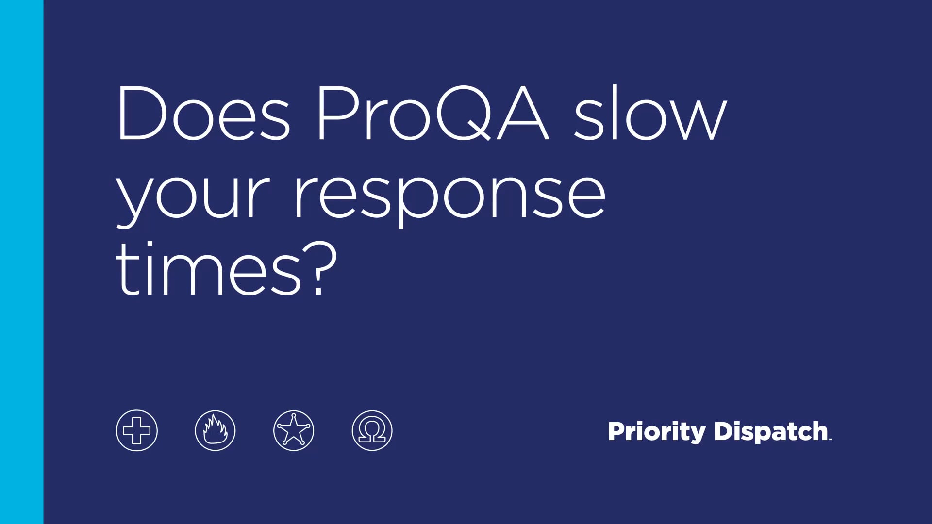 Does ProQA slow your response times? on Vimeo