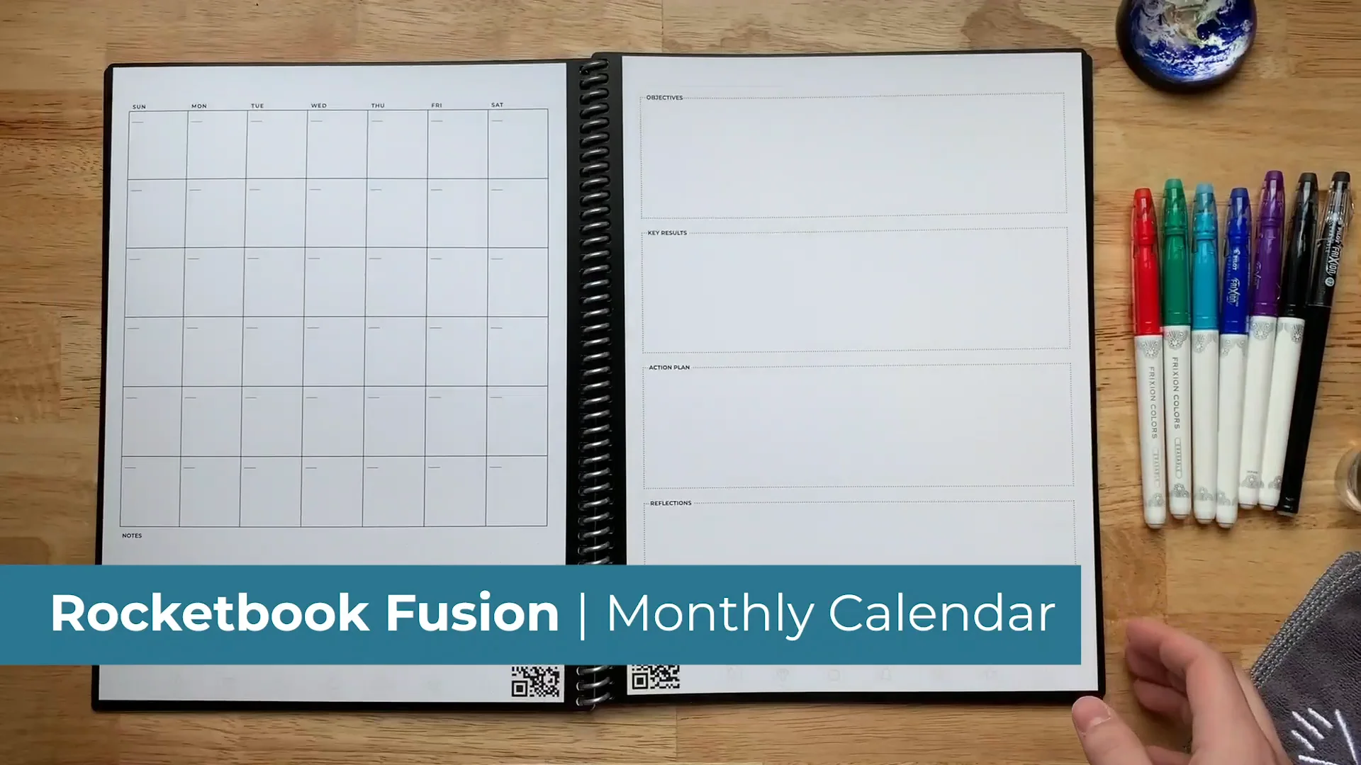 Rocketbook Fusion: Monthly Calendar Page on Vimeo