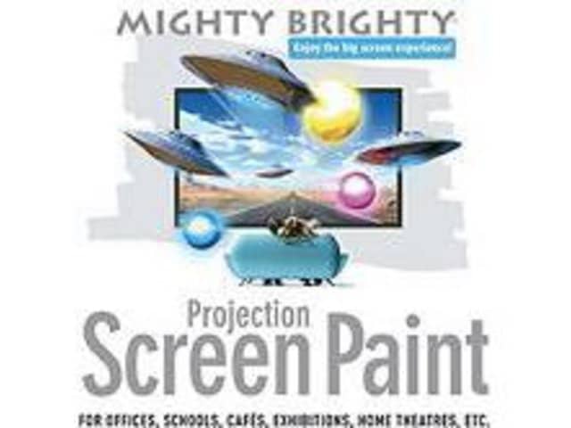 Mighty Brighty Projection Screen Paint create your own projectionscreen ...