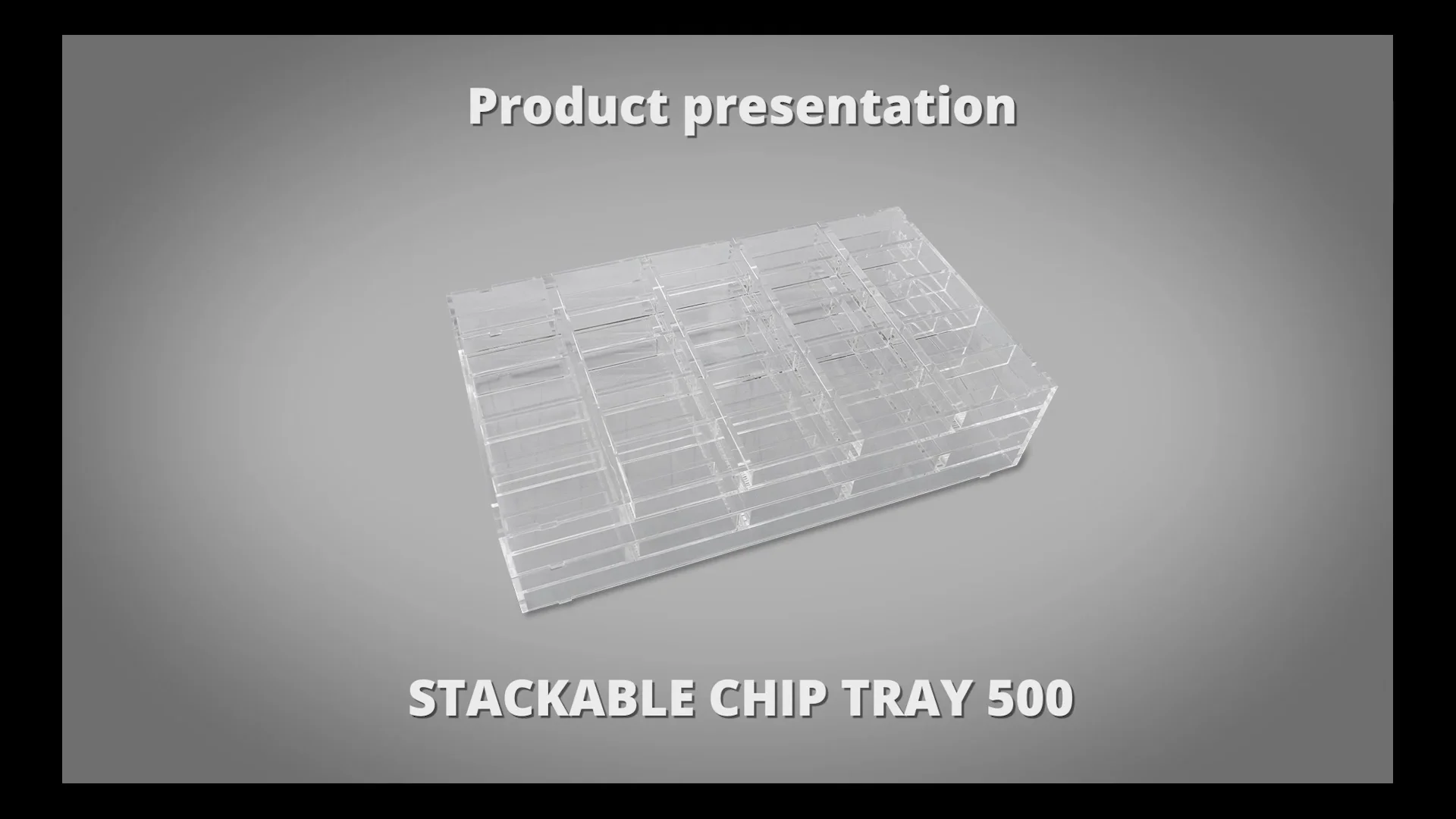Stackable Chip Tray 500 on Vimeo