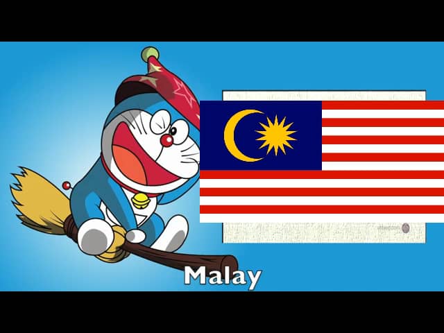 Doraemon Ekaki Uta (Drawing Song) Multilanguage Comparison (Flags ...