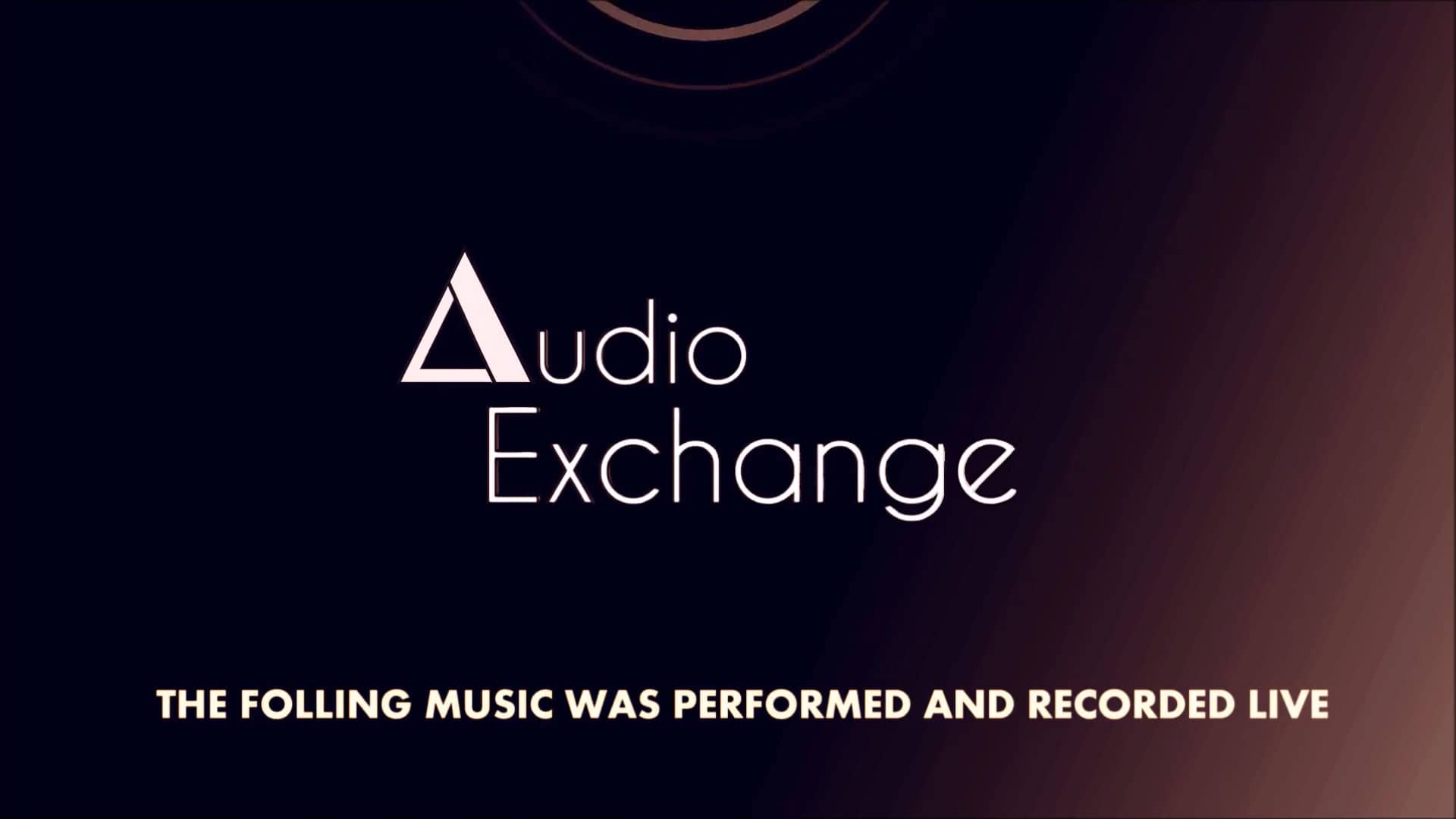 AUDIO EXCHANGE PROMO on Vimeo