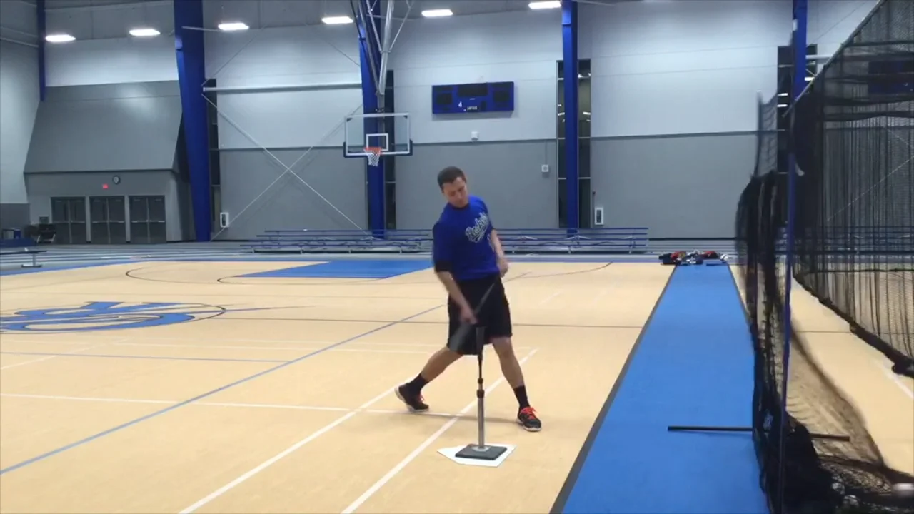 Pitcher Leg Kick Tee Drill on Vimeo