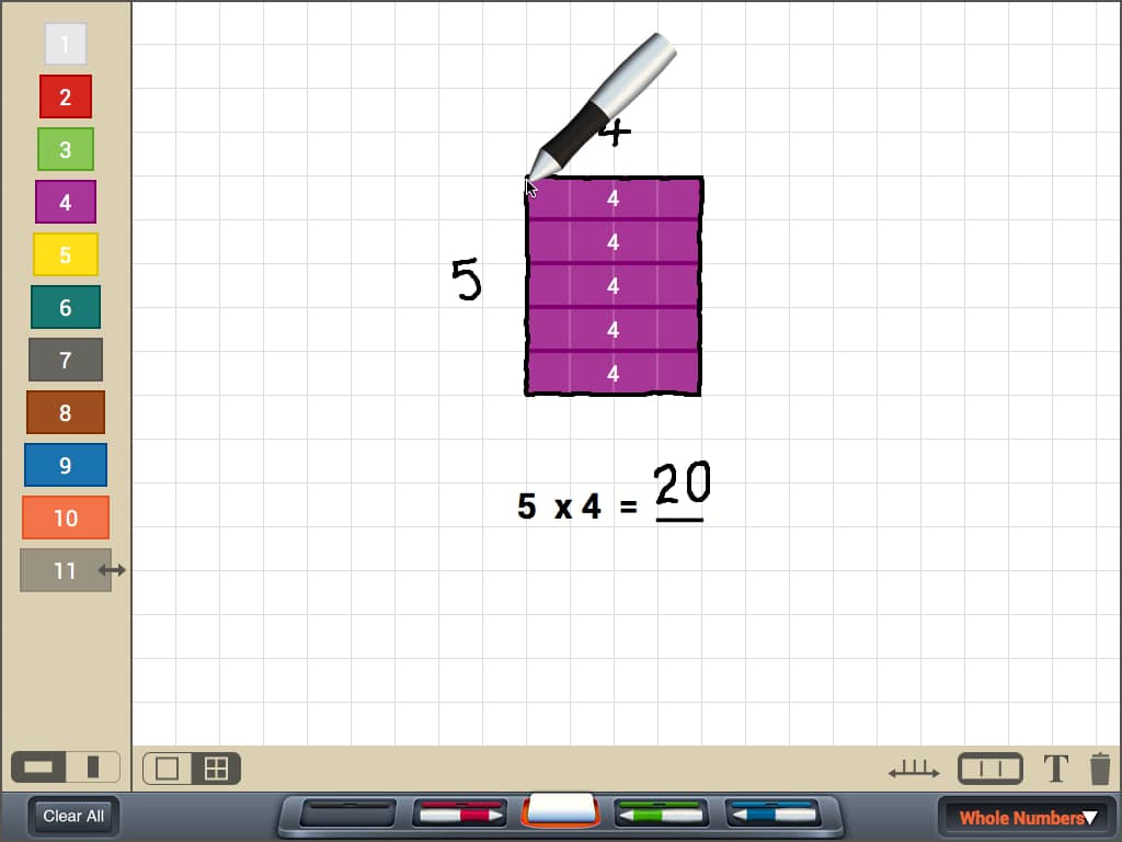 Multiplication Models (Using Cuisenaire Rods) on Vimeo