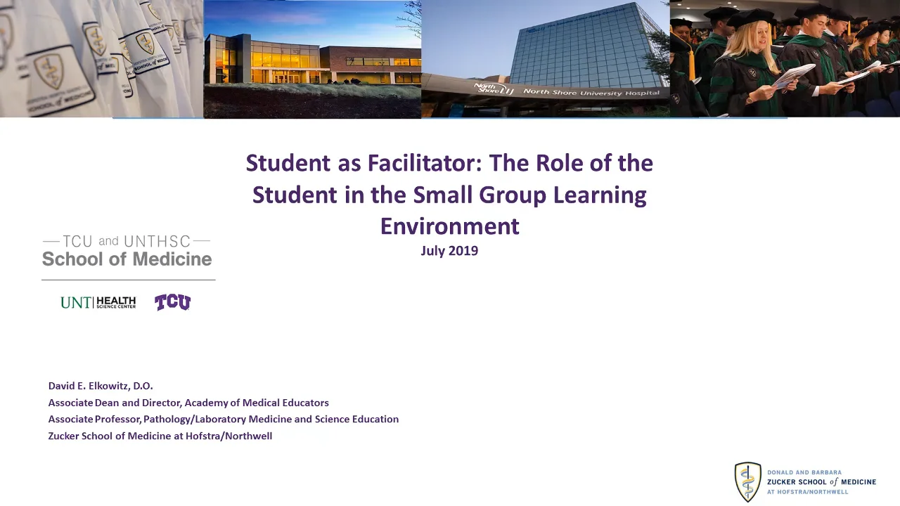 Lessons Learned from PEARLS - Dr. David Elkowitz on Vimeo