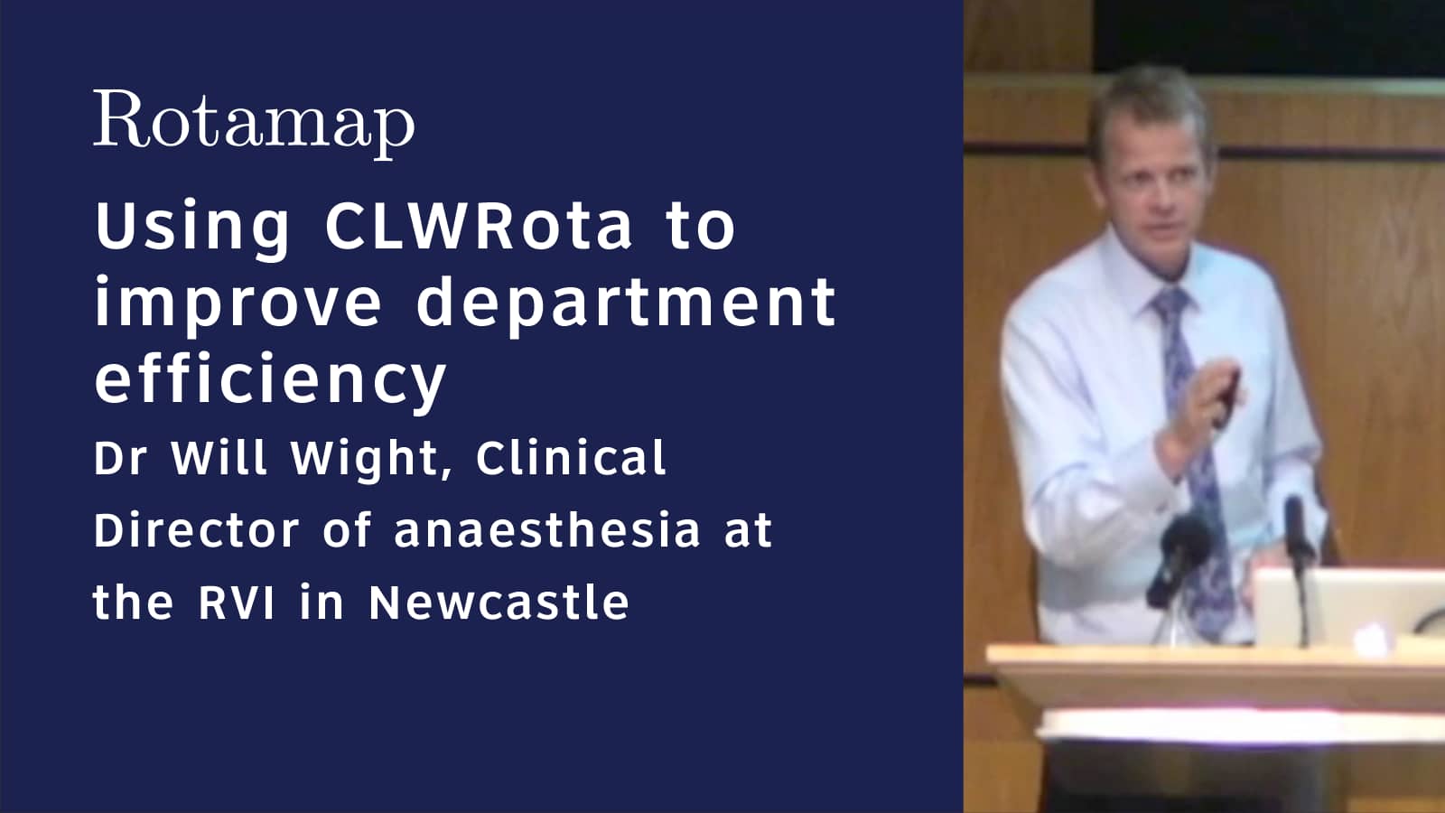 CLWRota 2012 forum : Dr Will Wight on Vimeo