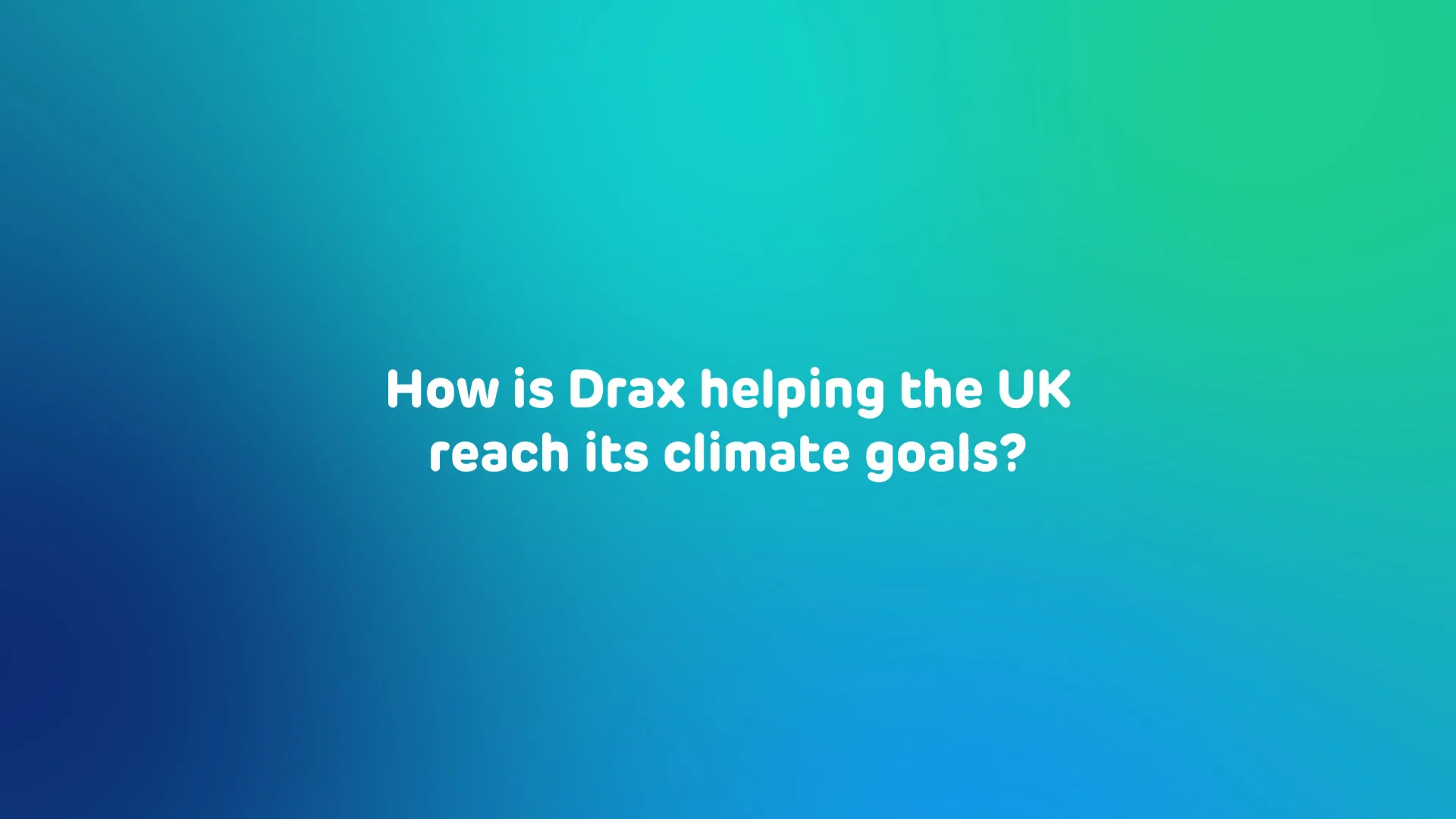 How is Drax helping the UK reach its climate goals? Drax CEO Will ...