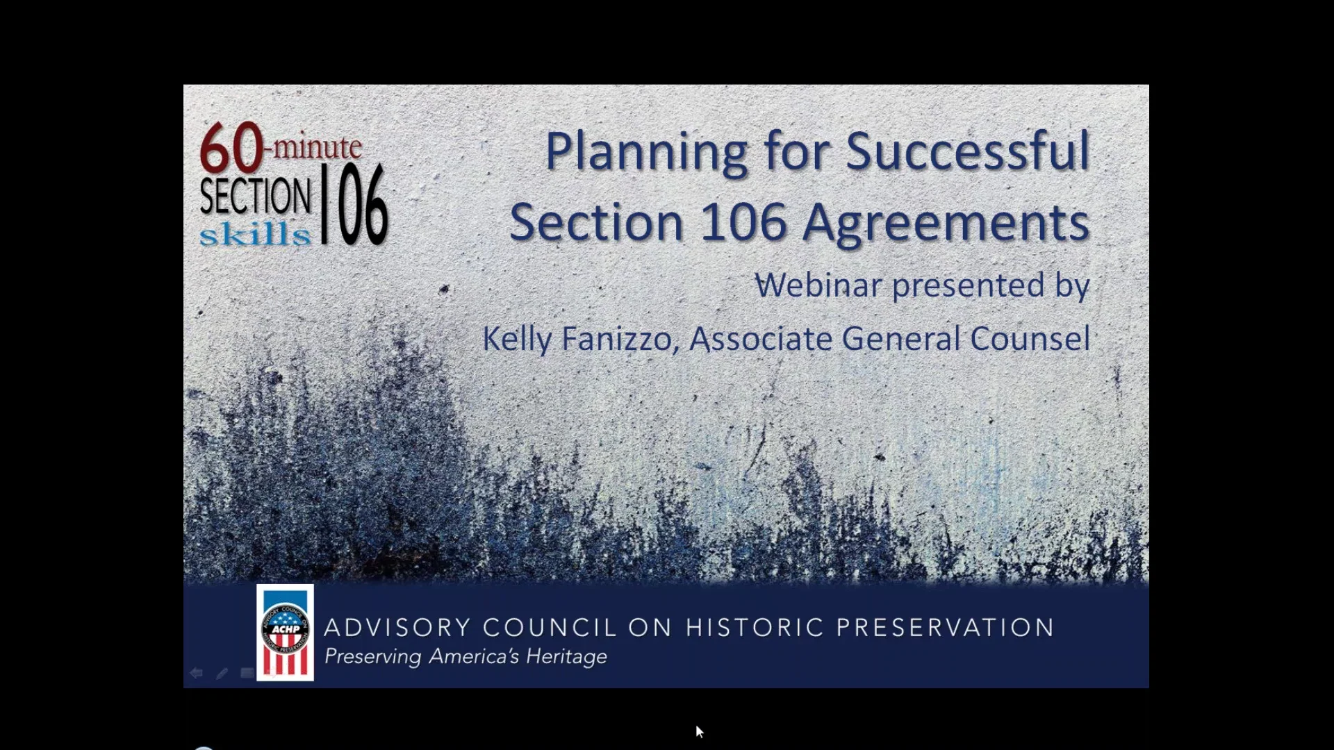Watch ACRA Webinar: Planning for Successful Section 106 Agreements ...