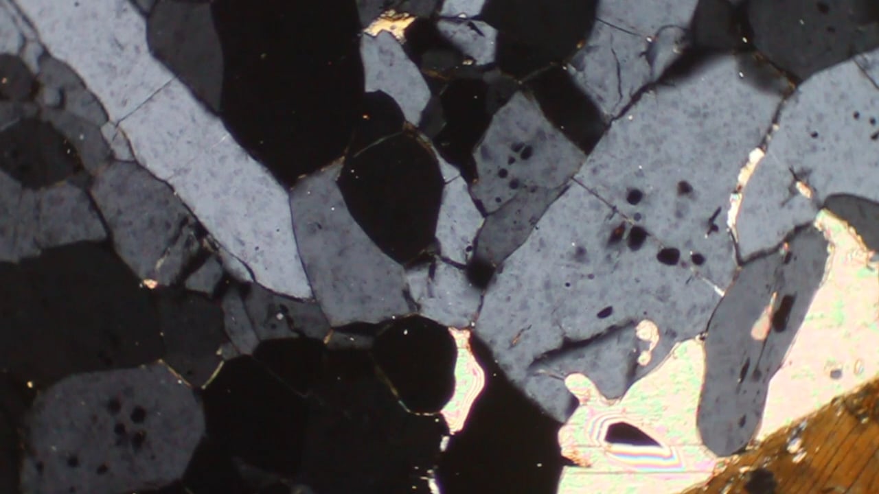 apatite in thin section FKM-41 XP on Vimeo
