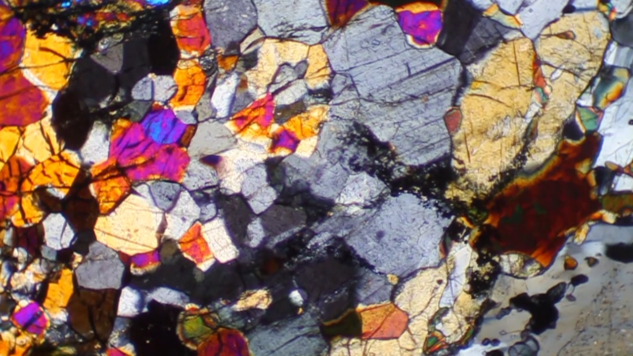 enstatite in thin section FKM-96 XP on Vimeo
