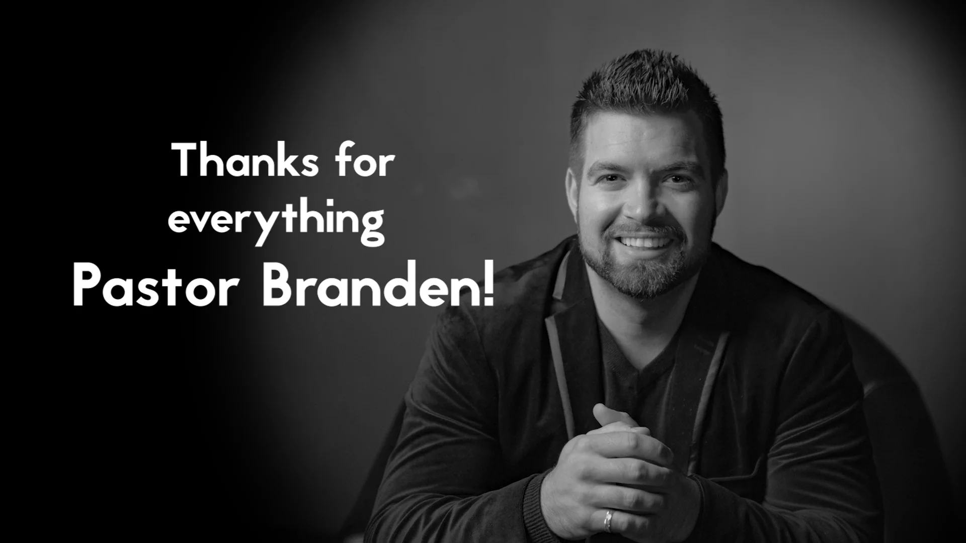 Pastor Branden Appreciation on Vimeo