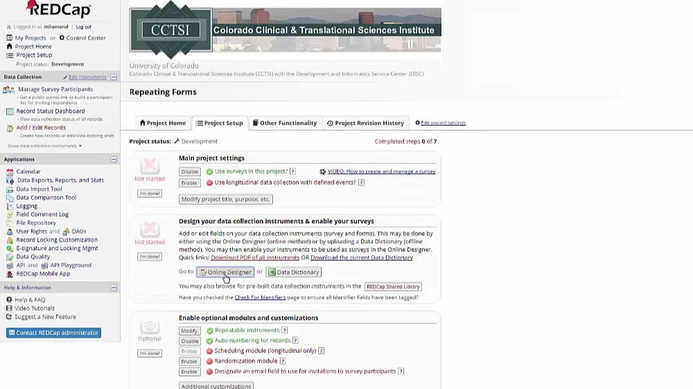 REDCap Advanced Videos 2: Repeating forms on Vimeo