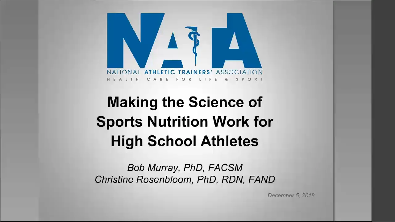Knowledge Initiatives - Making the Science of Sports Nutrition Work for ...