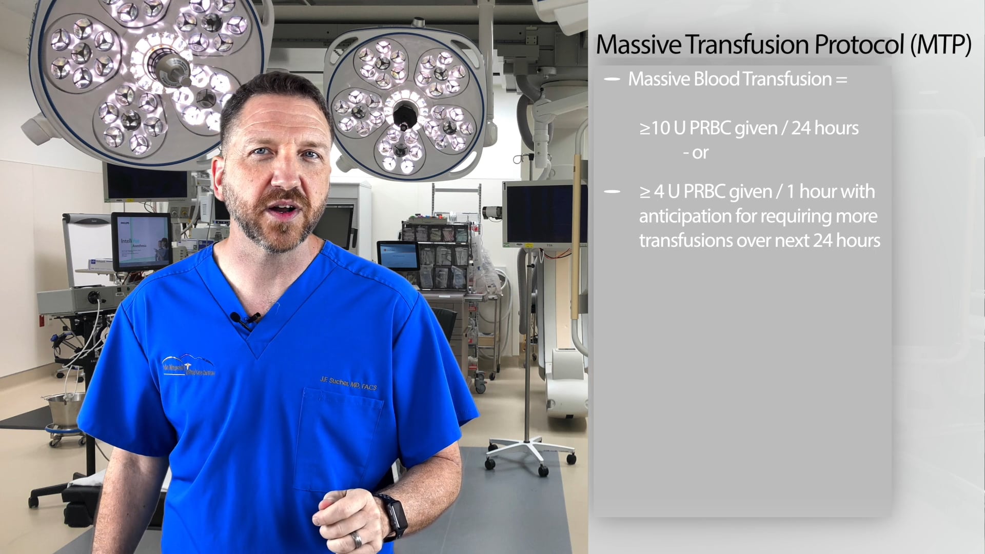 Trauma in a Flash - Massive Transfusion Protocol (MTP) on Vimeo