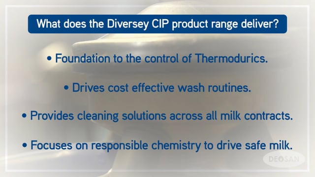 Effective Parlor Cleaning with Deosan™ CIP Products | Diversey