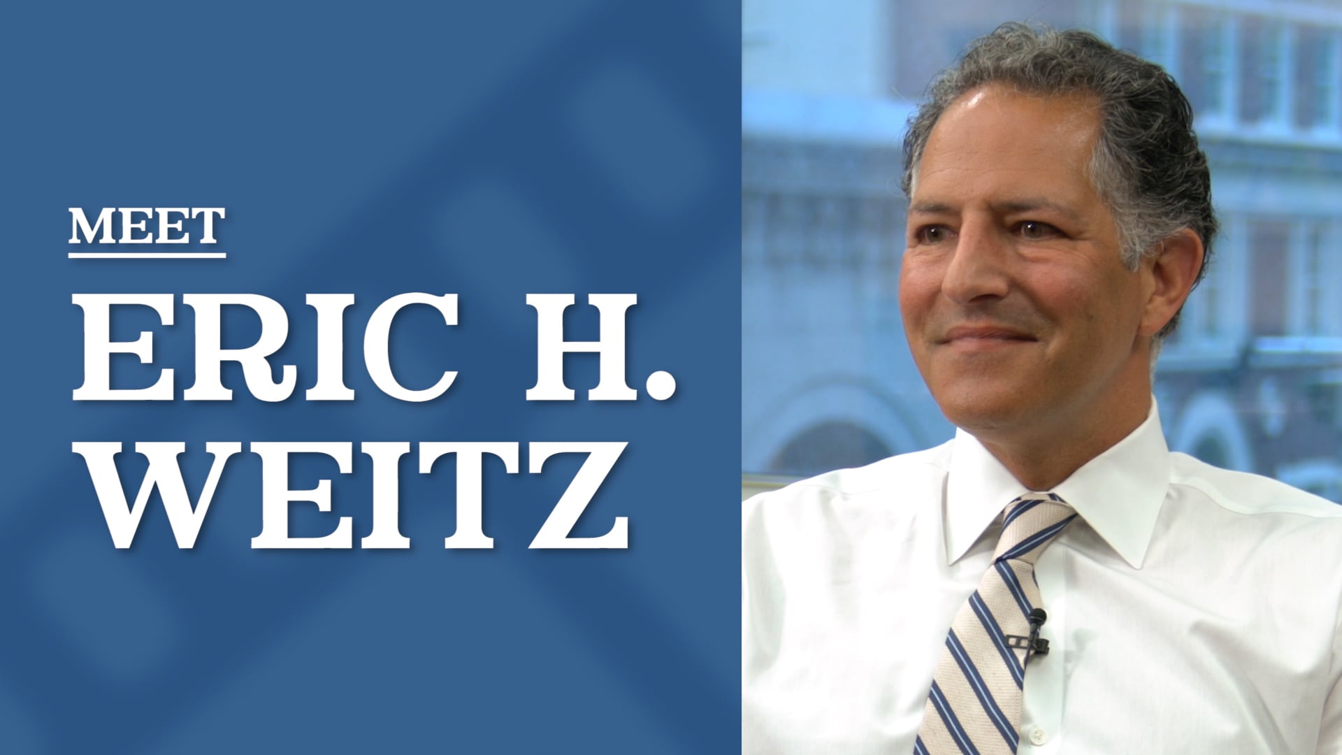 Meet Eric H. Weitz on Vimeo