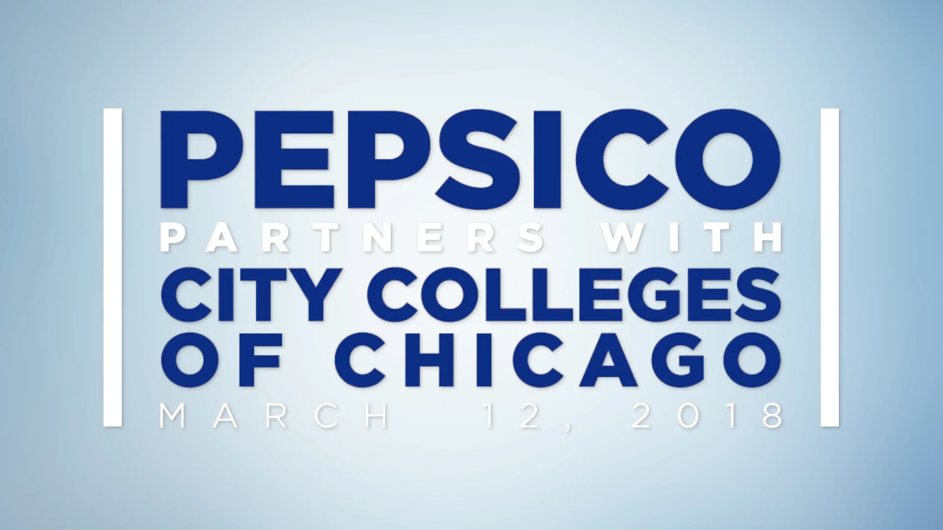 Pepsico City Colleges of Chicago Partnership on Vimeo