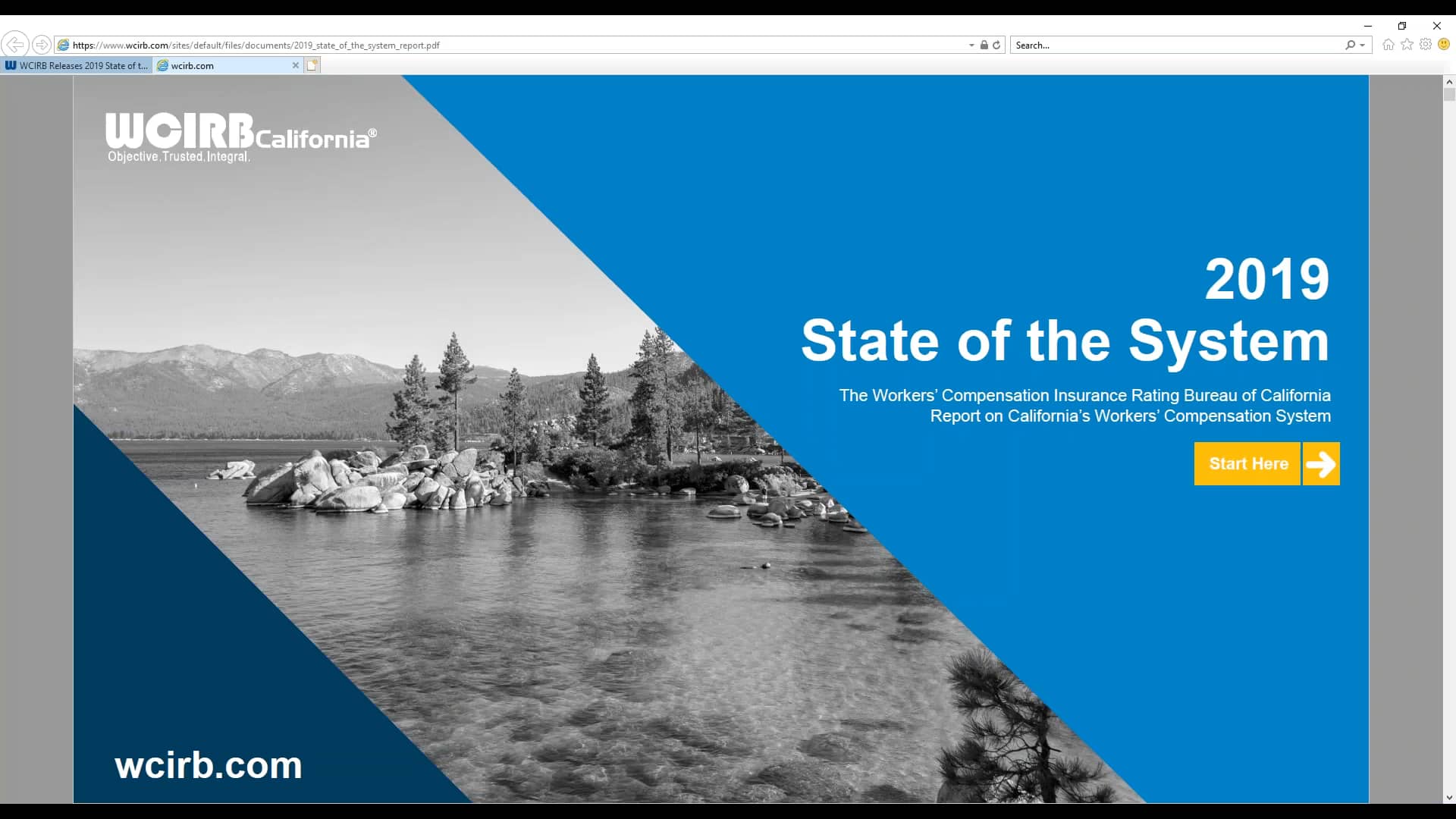 2019 WCIRB Report on the State of the California Workers’ Compensation ...