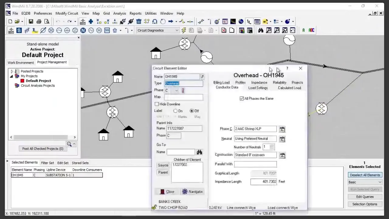 Engineering & Analysis (EA) Tutorials - Center Tap & System Preferences in WindMil (Webinar) on ...