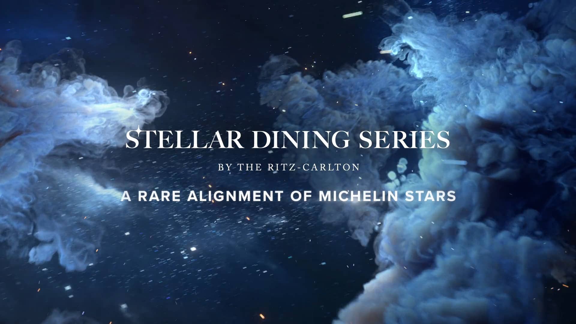 The Ritz-Carlton - Stellar Dining Series on Vimeo