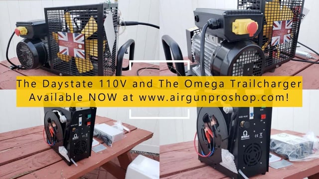 Daystate 110v & Omega Trailcharger Personal Compressors - Available at ...