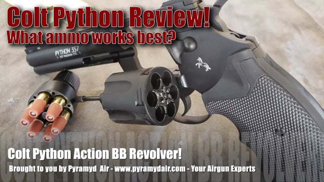Colt Python .357 Replica Review! - CO2 BB Revolver from Umarex USA ...