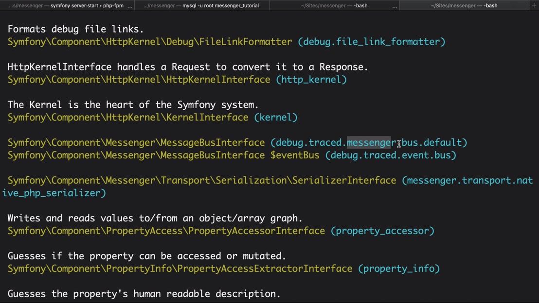 Events & Event Bus > Messenger! Queue work for Later | SymfonyCasts
