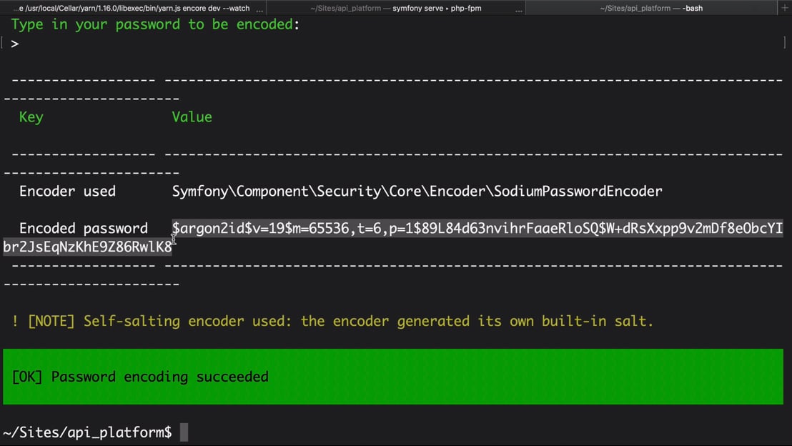 Login Success & the Session > API Platform Part 2: Security | SymfonyCasts Login Success & the Session > API Platform Part 2: Security | SymfonyCasts