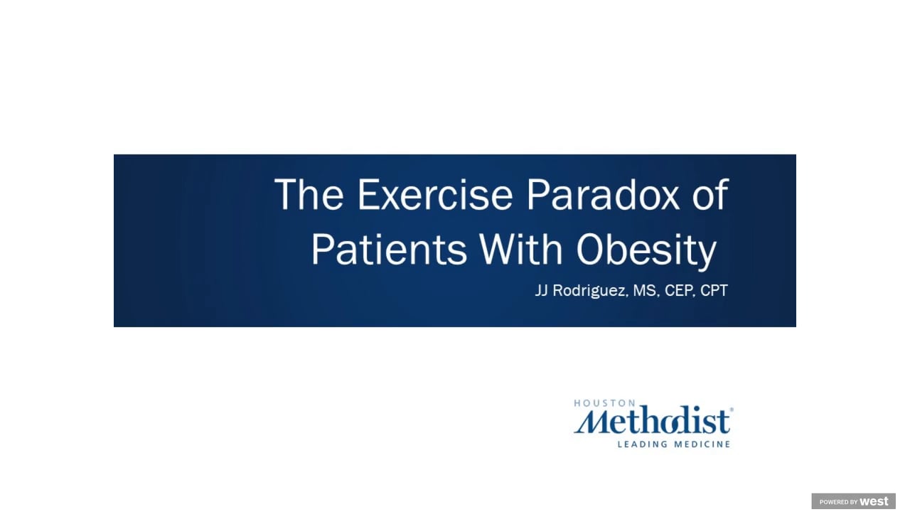 The Exercise Paradox of Patients with Obesity on Vimeo