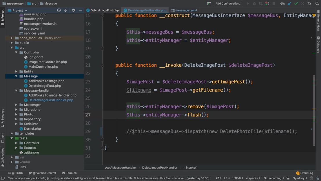 Creating & Handling Events > Messenger! Queue work for Later | SymfonyCasts