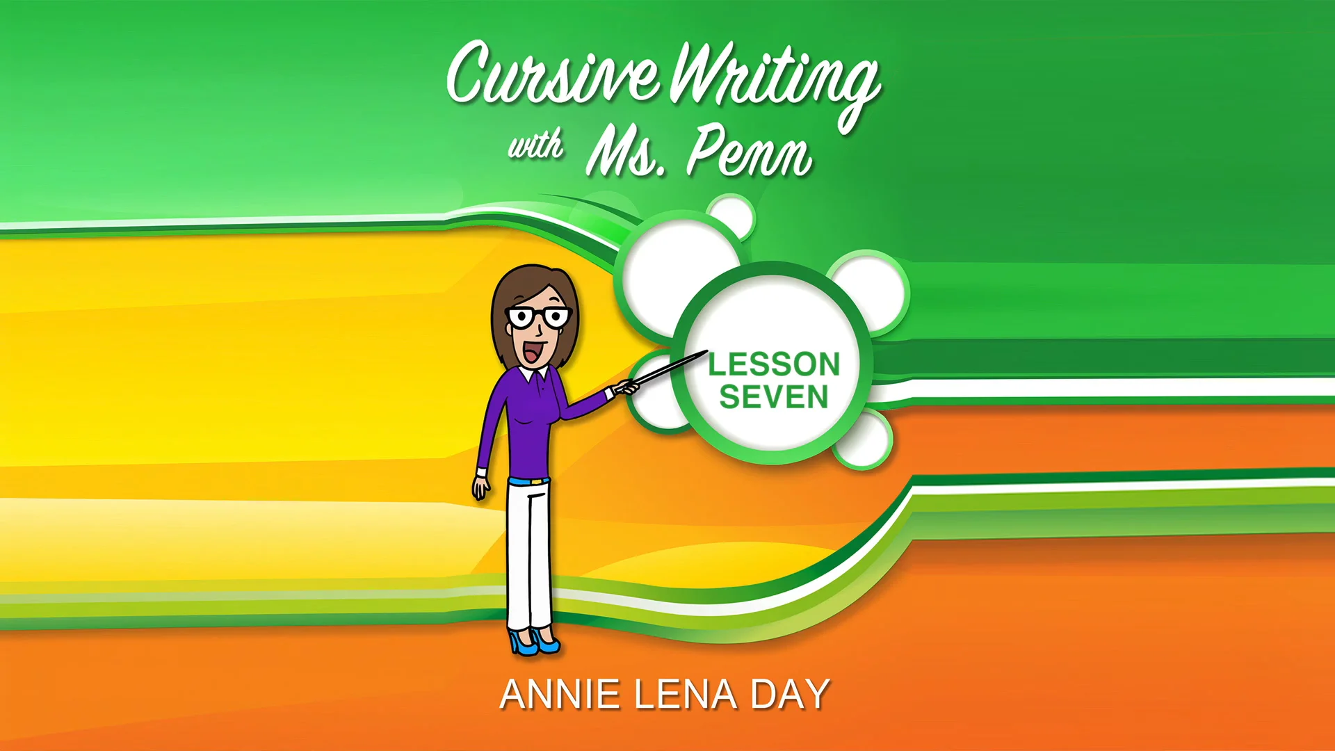 Cursive Writing with Ms. Penn - Lesson 7 on Vimeo